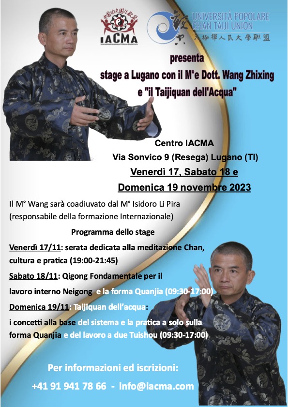 workshop in presenza 2023 - Arti Marziali Cinesi in Ticino